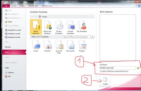 Уроци на фотошоп Gimp Ms Office Scratch Htmlandcss Тема №4 Създаване на нова База данни