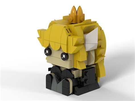 Lego Moc Bowsette By Curtydc Rebrickable Build With Lego