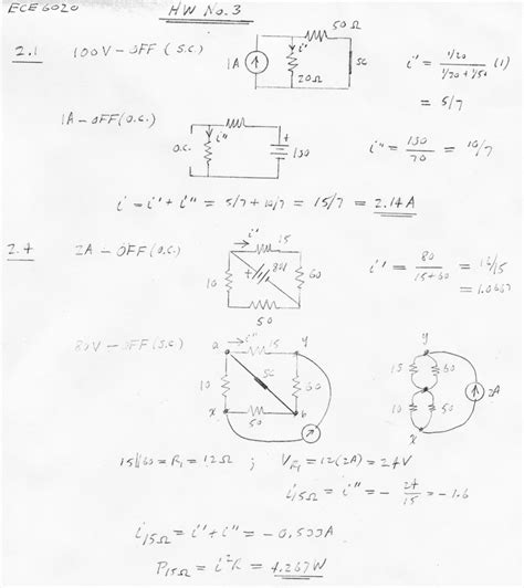 Homework 3 With Solutions For Introduction To Electrical Systems Ece 6020 Docsity