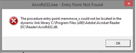 Reader Critical Failure At Initialization Entry Po Adobe Community