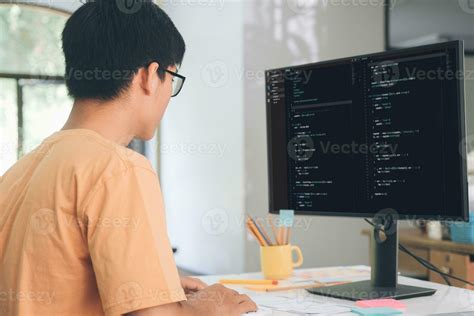 Programmers And Developer Teams Are Coding And Developing Software