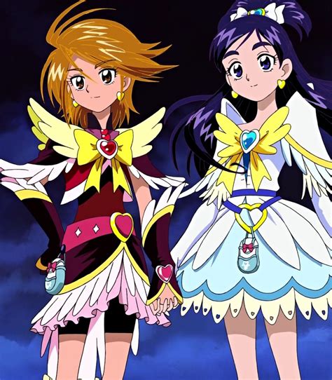 Misumi Nagisa Yukishiro Honoka Cure Black And Cure White Precure And More Danbooru