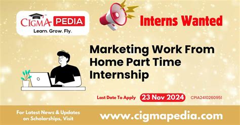 Marketing Work From Home Part Time Internship By Wayspire Ed Tech Private Limited How To Apply