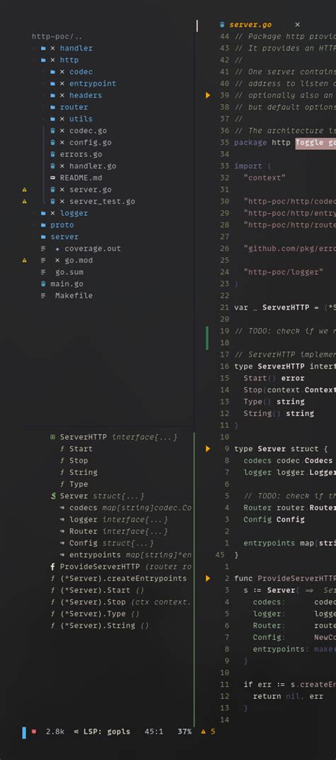 [question] how to make an auto layout for nvimtree and package outline
