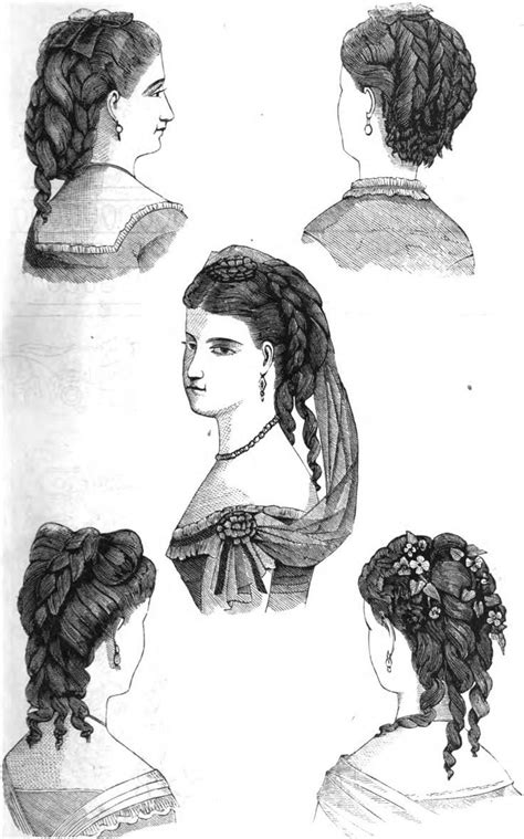 Mid 19th Century Hairstyles Victorian Hairstyles Historical
