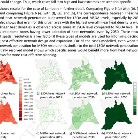 Lambeth Linear Heat Density [kwh M] And Heat Network Penetration For Download Scientific