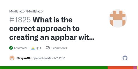 What Is The Correct Approach To Creating An Appbar With Links