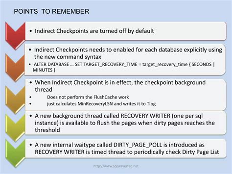 Sql 2012 Indirect Checkpointing Ppt