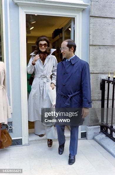 Jacqueline Kennedy Onassis Leaves The Christian Dior Boutique In