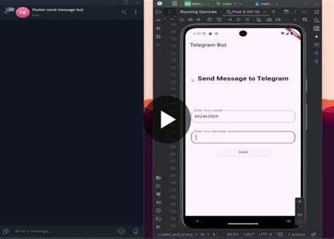 Flutter App Its A Basic Flutter App To Send Messages In Telegram To