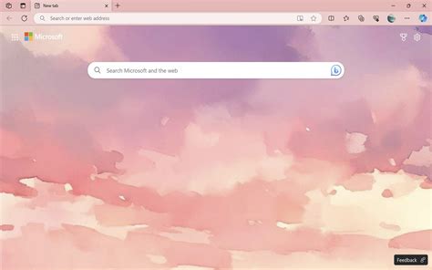 Pink Sky Romantic Dream Theme For Edge