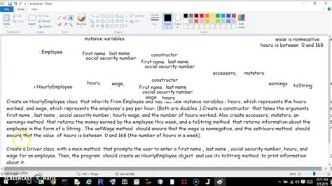 72029 Hourlyemployee Java Myprogramminglab Walkthrough And Answer Part