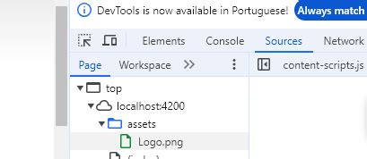 Angular não carrega imagens do Assets Angular Alura Cursos online de tecnologia
