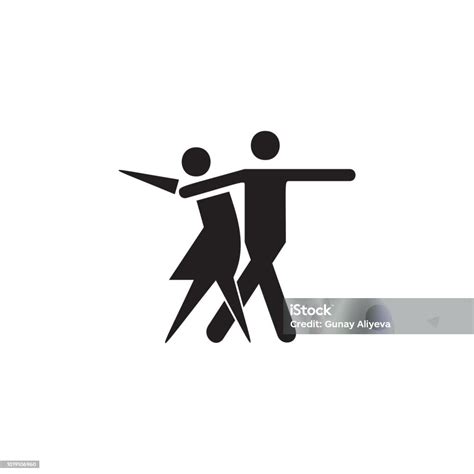 Значок Спортивного Танца Танцевальные Элементы Значок Графического ...