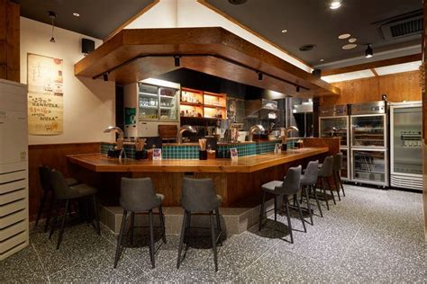 우드톤 앤티크한 디자인의 20평 성수동 고깃집인테리어 컨셉 주방 디자인 식당 디자인 인테리어