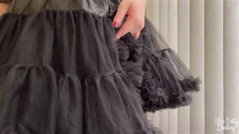 Betty S Boudoir Black Petticoat And Gold Satin Panties Mrs Betty Darling Clips Sale Com