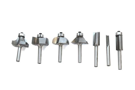7 Pc Router Bit Set 1 4 Shank Whiteside 402