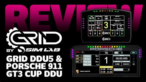 WATCH GRID Engineering 5 And Porsche GT3 Cup 10 Sim Dashboard