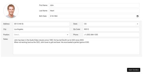 Overview Devextreme Forms And Multi Purpose Codesandbox