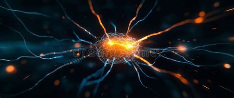 Abstract Neural Network Illustration With Glowing Connections And Vibrant Colors Representing