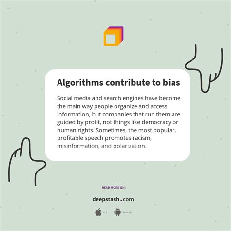 Algorithms Contribute To Bias Deepstash