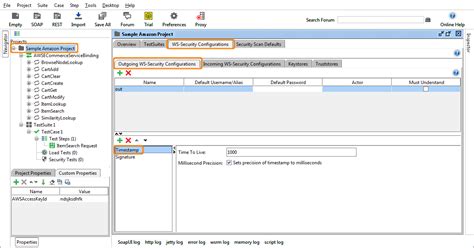 Amazon Api Sample Project Getting Started With Soapui