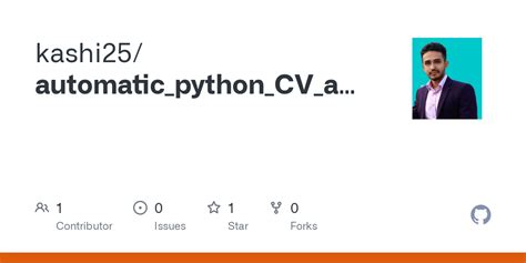 Github Kashi25automaticpythoncvanalysis System