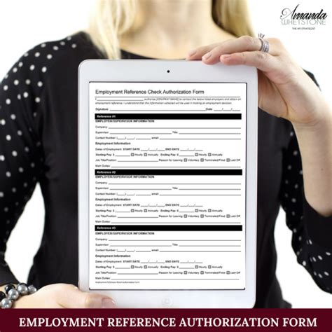 Employment Reference Check Authorization Form