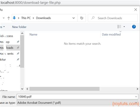 Php Large File Download In Chunks Roy Tutorials