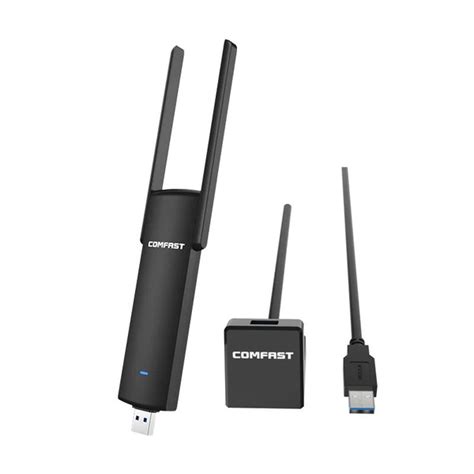 Comfast Wi Fi адаптер адаптер Wifi Usb3 0 1200 Мбит с Сетевая карта Без диска Wi Fi антенна