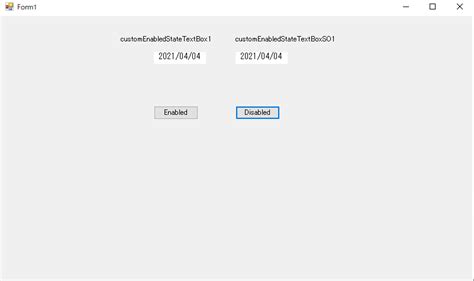 C Textboxs Text Is Moving Slightly When Toggling Enabled Font And