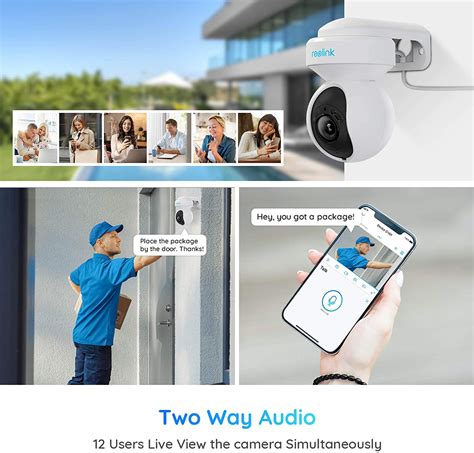 Reolink E1 Outdoor - T1 Outdoor incl. 64GB memory card, 5MP WiFi PTZ c ...