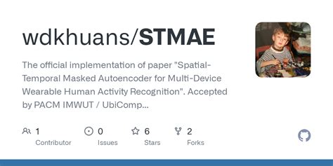 Github Wdkhuans Stmae The Official Implementation Of Paper Spatial Temporal Masked