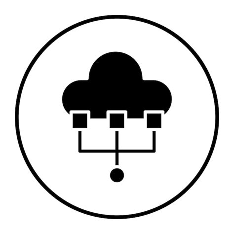 Premium Vector Network Virtualization Icon