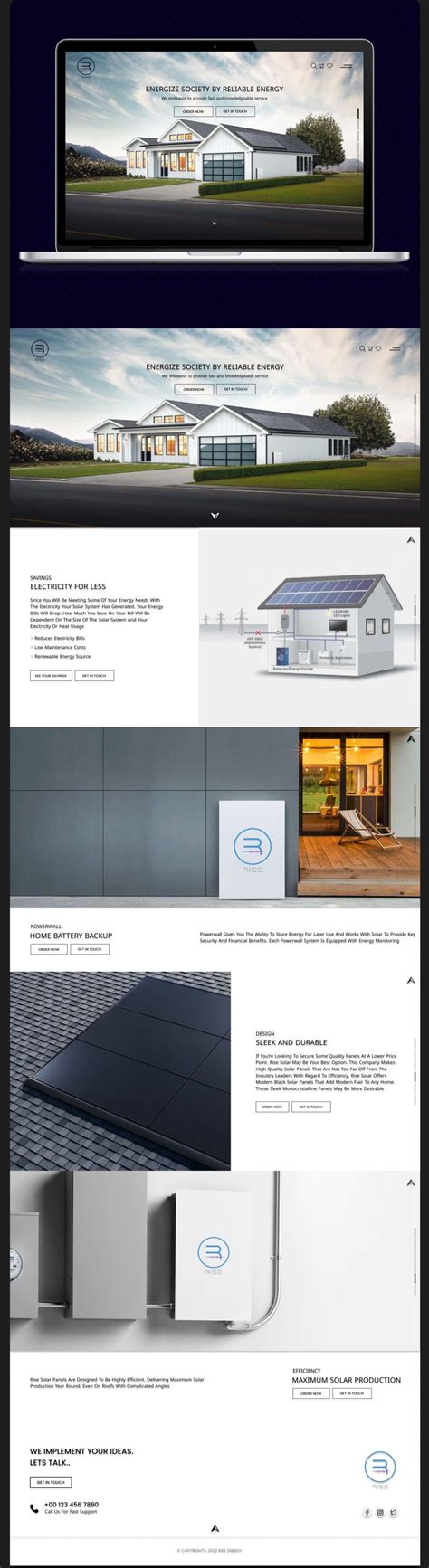 Mir Ali Gohar Talpur On Linkedin Solar Website Design