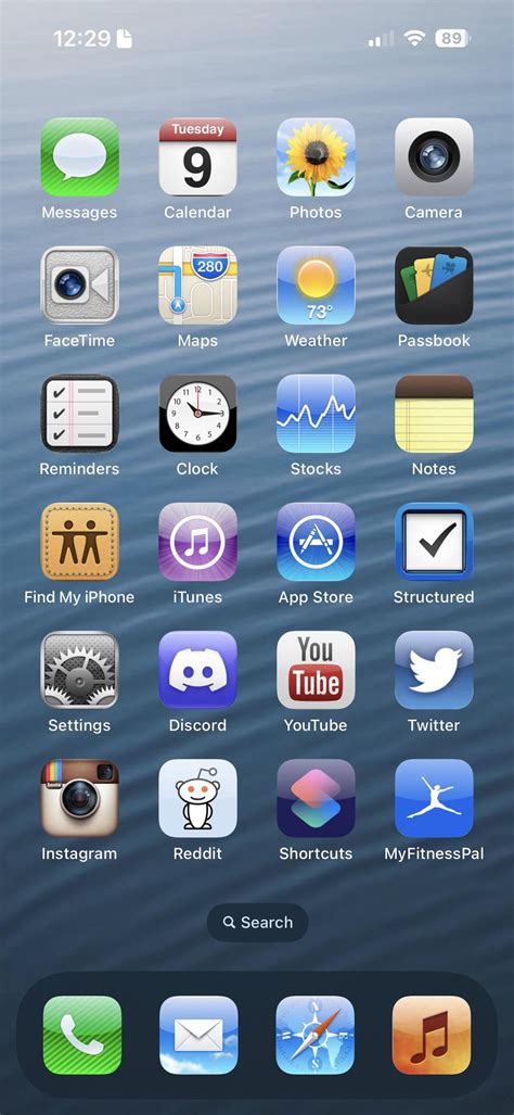 little ios 6 setup with a few custom icons r iossetups
