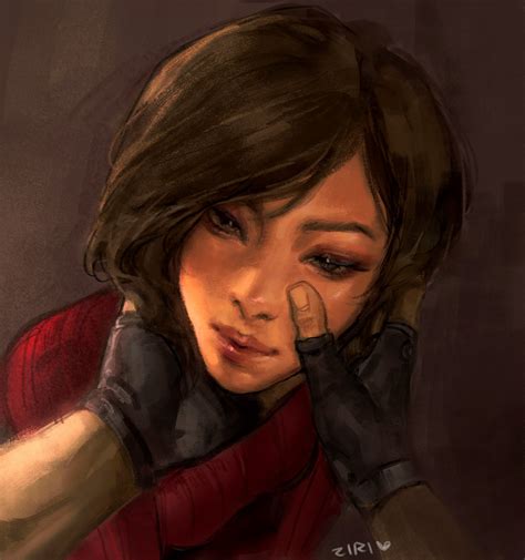 Leon S Kennedy And Ada Wong Resident Evil Drawn By Katlovesstar Danbooru