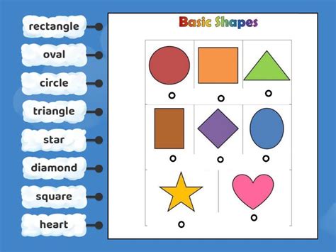 Basic Shapes Labelled Diagram