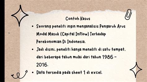 Mengolah Data Time Series Dengan Menggunakan Aplikasi Eviews Youtube