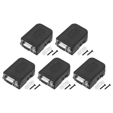 5pcs D Sub Db9 Breakout Board Connector 9 Pin Female Rs232 Serial Adapter Solderless Terminal