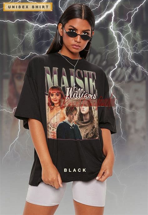 Maisie Williams Vintage T Shirt Maisie Williams Homage Shirt Maisie Williams Fanclub Tees