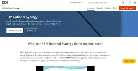Ibm Rational Synergy Reviews Pricing And Software Features 2024