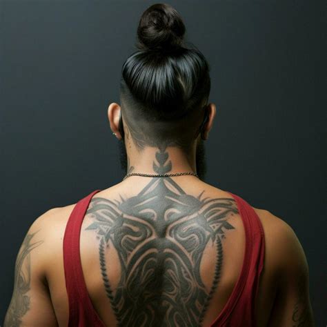 Man Hair Style From Back Side Stock Photo At Vecteezy