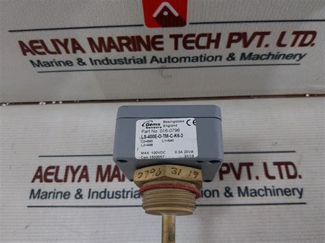 Gems Sensors Ls 400e O Tm C K6 3 Flot Sensor Switch 100v Aeliya Marine