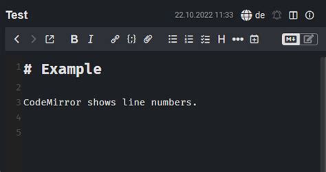 Joplin Plugins Codemirror Options
