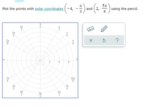 Solved Plot The Points With Polar Coordinates Plot The Chegg