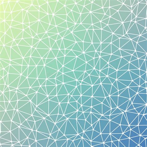 Abstract Low Polygon Gradient Generative Art Background Illustration Stock Vector Illustration