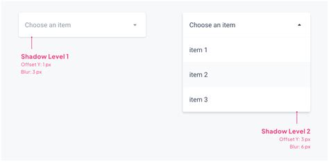 Dropdown GoodBarber S Design System