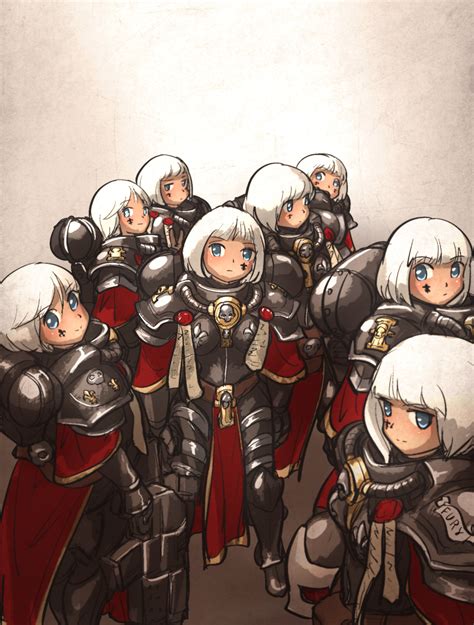 Adepta Sororitas Warhammer K Drawn By Ironlily Danbooru