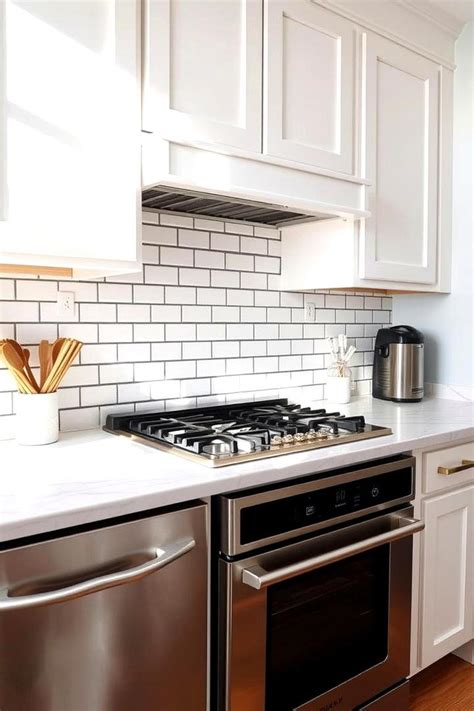 21 White Cabinet Kitchen Backsplash Ideas For Contrast